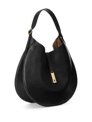 Polo Ralph Lauren Leather Shoulder Bag - Black