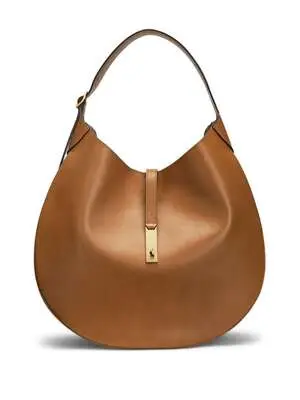 Polo Ralph Lauren Leather Shoulder Bag - Brown