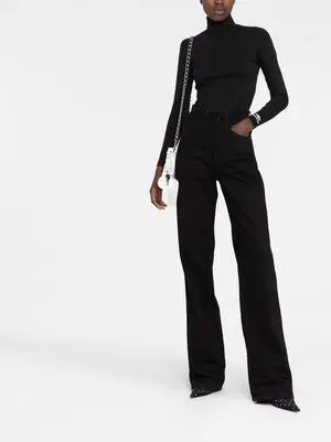 Balenciaga 3b Sports Icon Roll-neck Long Sleeve Top