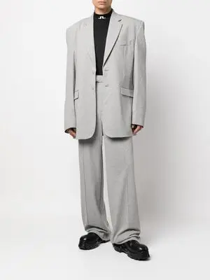 Vetements Single-breasted Shoulder-pad Blazer
