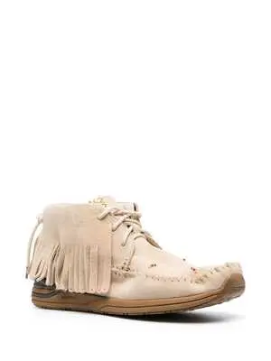 Visvim Fbt Shaman Folk Desert Boots - Neutrals