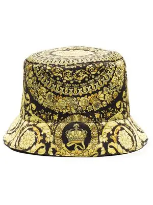 Versace Barroco-print Reversible Bucket Hat