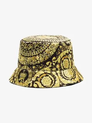Versace Barroco-print Reversible Bucket Hat