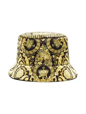 Versace Barroco-print Reversible Bucket Hat