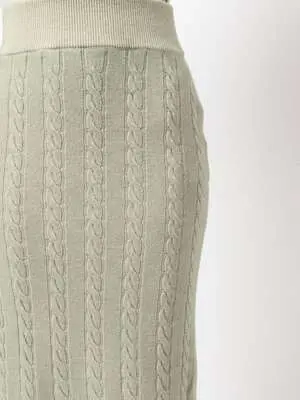 Woolrich Cable-knit Virgin-wool Skirt