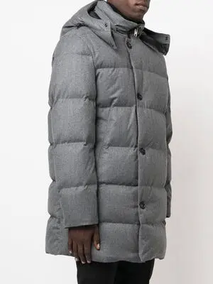 Woolrich Padded Button-down Parka Coat