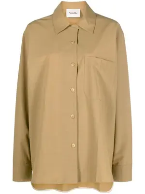 Nanushka Classic-collar Overshirt