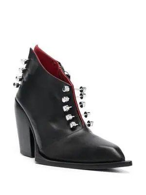 HARDOT Stud-embellished Ankle Boots