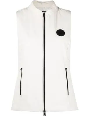 Woolrich Logo-patch Down Vest - White