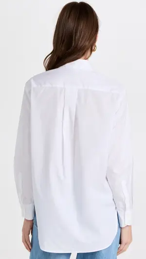 Rag & Bone Icon Maxine Button Down Shirt - White