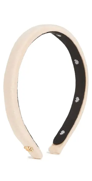 Lele Sadoughi Velvet Gigi Headband - Latte