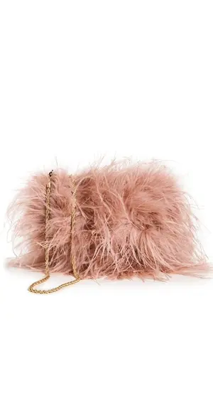 LOEFFLER RANDALL Zahara Mini Feather Pouch