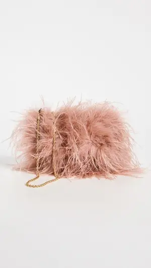 LOEFFLER RANDALL Zahara Mini Feather Pouch