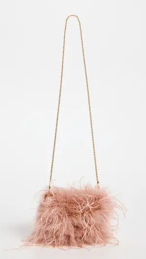 LOEFFLER RANDALL Zahara Mini Feather Pouch