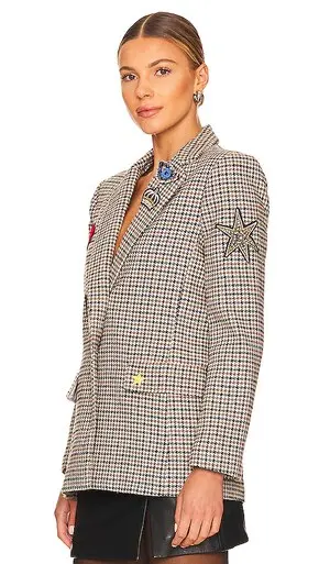 Central Park West Lucky Patches Blazer