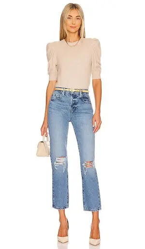 FRAME Frankie Crew In Beige
