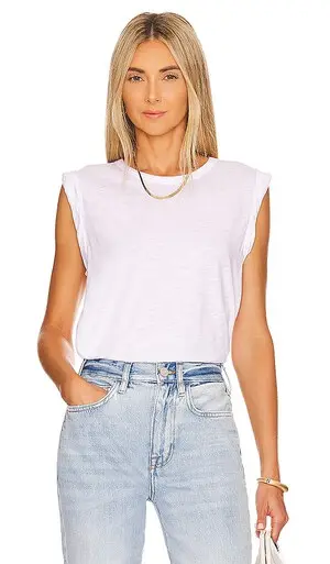 Veronica Beard Dree Muscle Tee - White