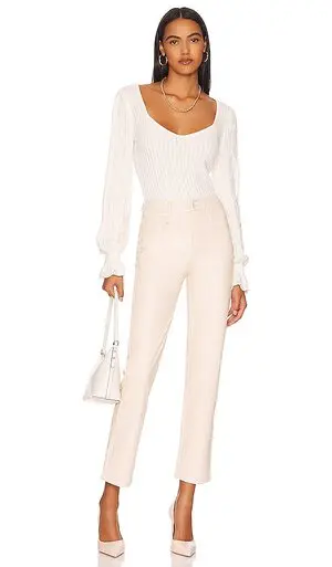 Paige Stella Faux Leather Straight