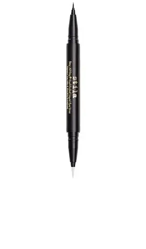 STILA Stila All Day Dual-ended Liquid Eye Liner In Intense Black/snow. Intense Black,snow