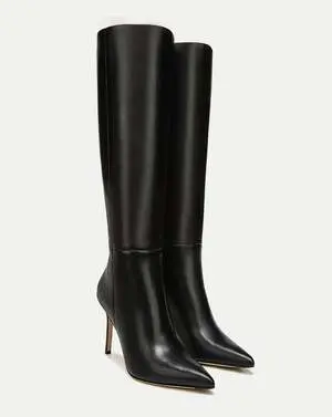 Veronica Beard Lisa Stiletto Boots - Black