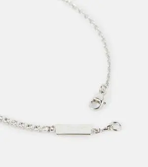 Saint Laurent Opyum Crystal-embellished Bracelet - Silver