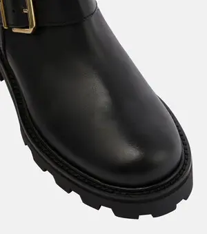 JIMMY CHOO Youth Ii Leather Ankle Boots