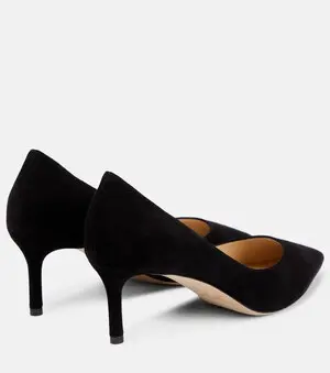 JIMMY CHOO Romy 60 Suede Pumps - Black