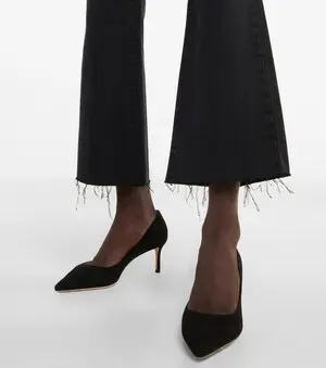 JIMMY CHOO Romy 60 Suede Pumps - Black