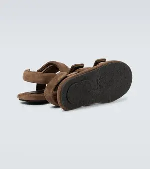 Nanushka Taurus Suede Flat Sandals