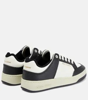 Saint Laurent Sl/61 Leather Sneakers - Black