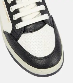 Saint Laurent Sl/61 Leather Sneakers - Black