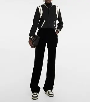Saint Laurent Sl/61 Leather Sneakers - Black