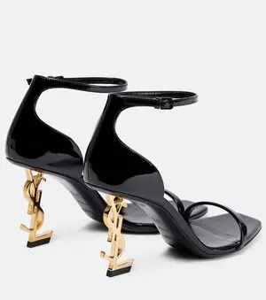 Saint Laurent Opyum 85 Patent Leather Sandals