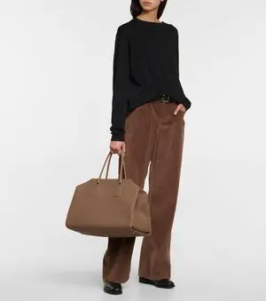 THE ROW Geo Margaux Large Leather Tote Bag