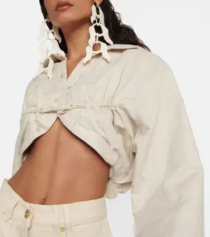 Jacquemus La Chemise Machou Shirt - Beige