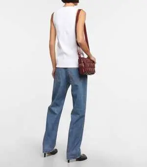 Bottega Veneta Cotton-blend Tank Top - White