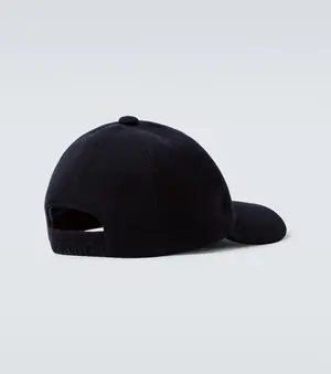 Loro Piana Cashmere Baseball Cap - Blue