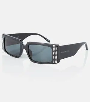 Magda Butrym Crystal-embellished Square Sunglasses