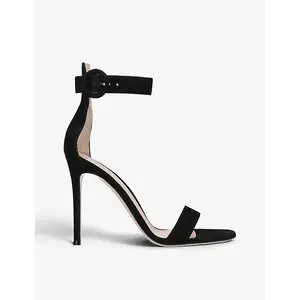 GIANVITO ROSSI Portofino Open-toe Heeled Sandals - Black