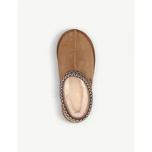 UGG Tasman Shearling-lined Suede Slippers - Brown