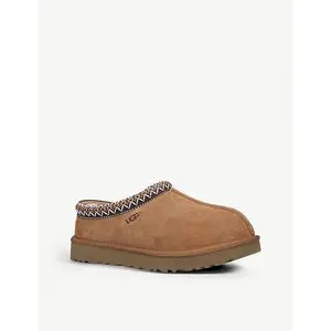 UGG Tasman Shearling-lined Suede Slippers - Brown