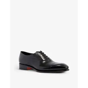 Santoni Carter Cap-toe Leather Oxford Shoes