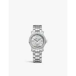 Chopard Happy Sport Diamond Automatic Watch - Stainless Steel