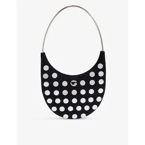 Coperni Ring Swipe Mirrored Leather Shoulder Bag