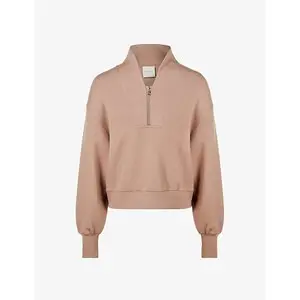 Varley Davidson High-neck Stretch-woven Sweatshirt
