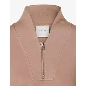 Varley Davidson High-neck Stretch-woven Sweatshirt