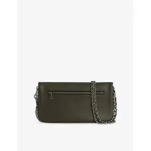 Zadig&Voltaire Rock Grained Leather Clutch - Record
