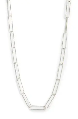 Natalie Joy Paper Clip Link Chain Necklace