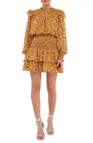 Mustard Mini Dresses