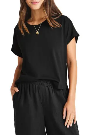 Splendid Curved Hem T-shirts For Women